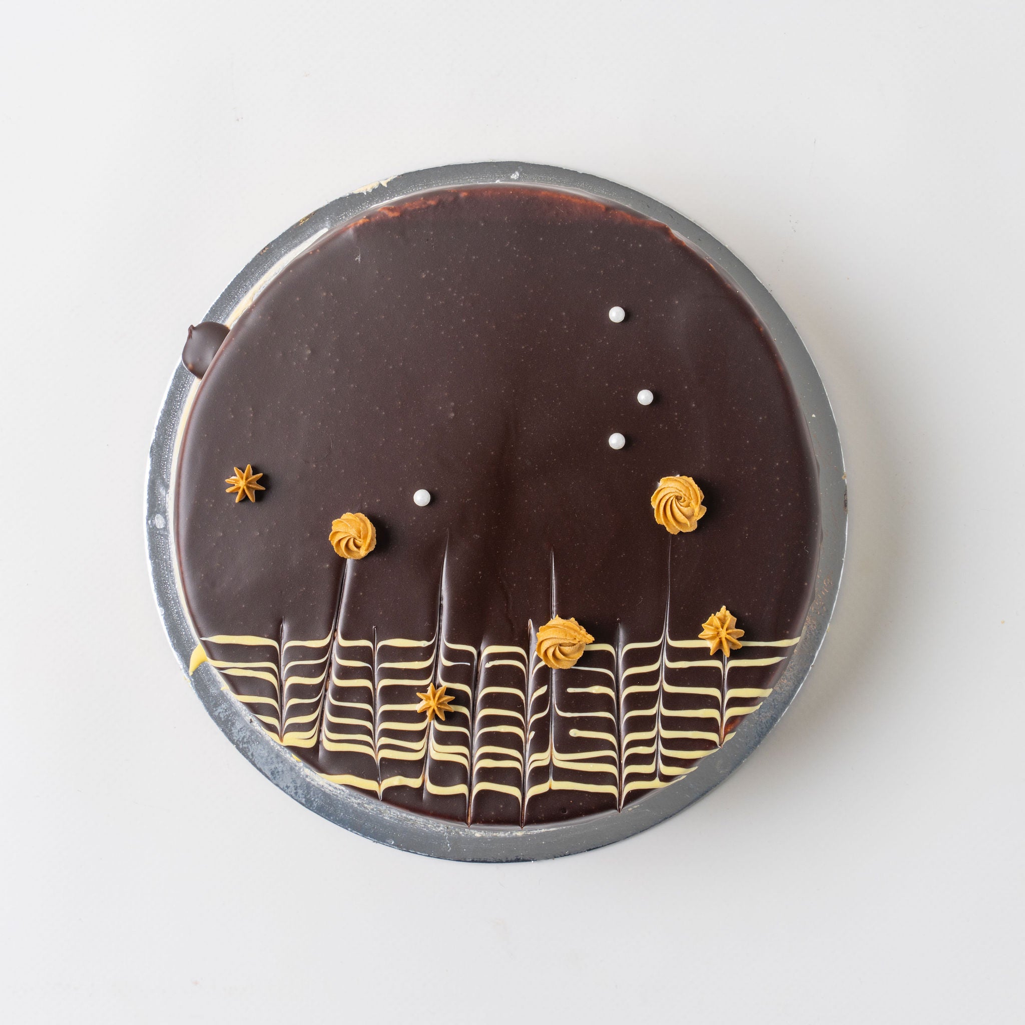 Caramel mud drip cake - Coniston Bakery