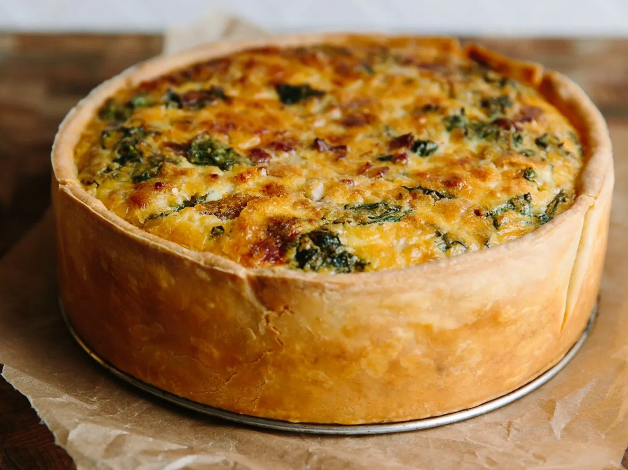 Deep-Dish Quiche Lorraine - Coniston Bakery
